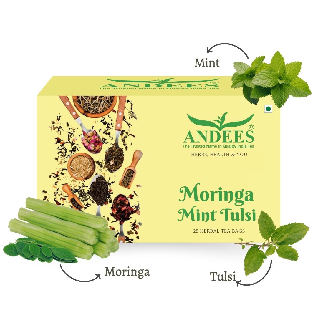Moringa Mint Tulsi (Nutrition & Health) – Andees